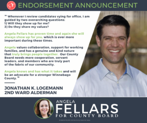 Alderman Jonathan Logemann - ANGELA FELLARS
